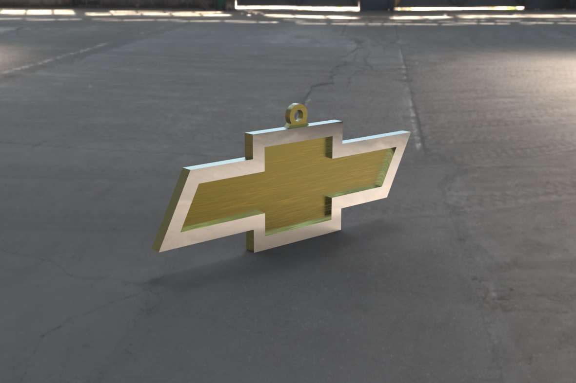 STL file Key ring chevrolet・3D printable model to download・Cults