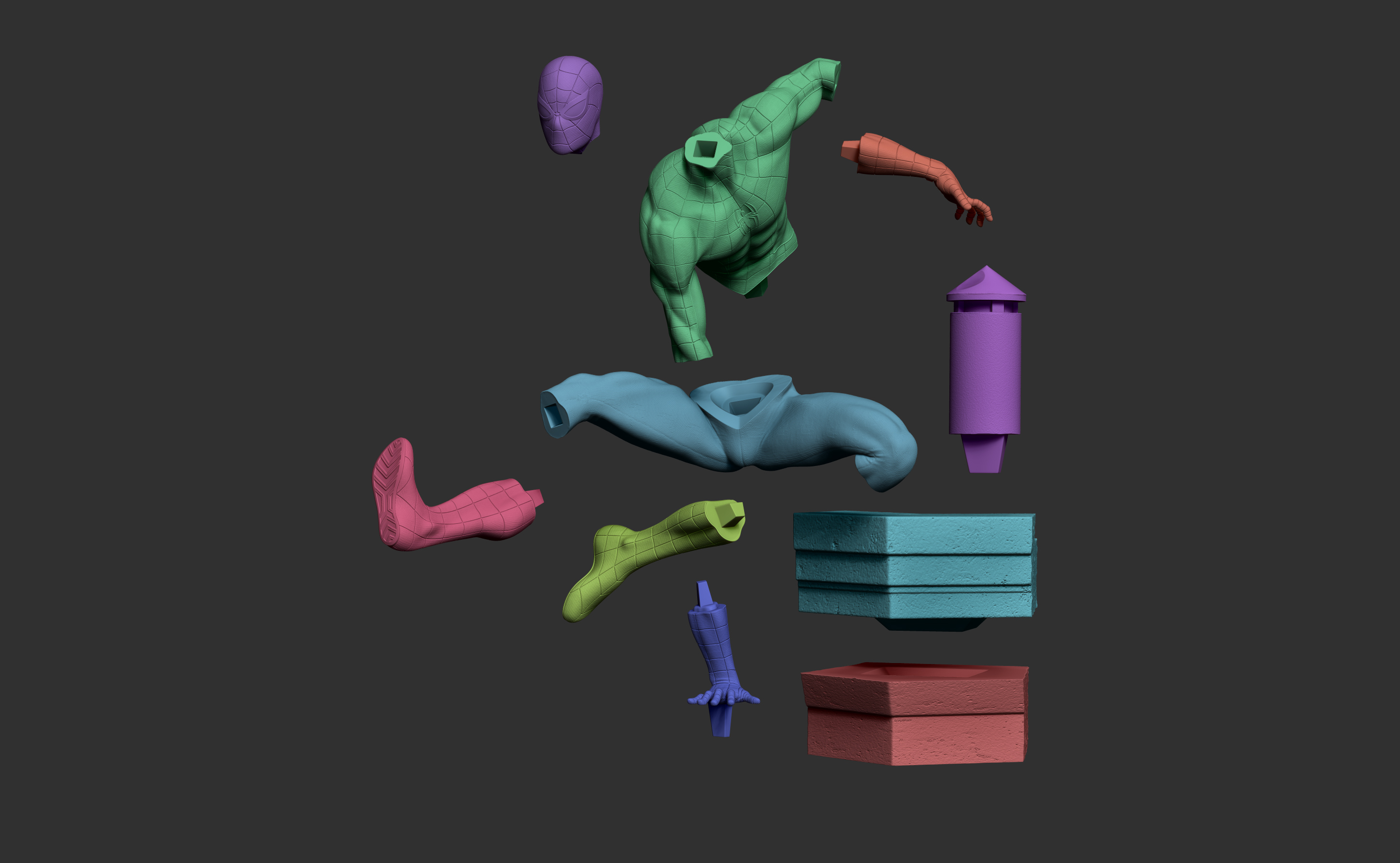 3D file Spider-Man ready for print・3D printer design to download・Cults