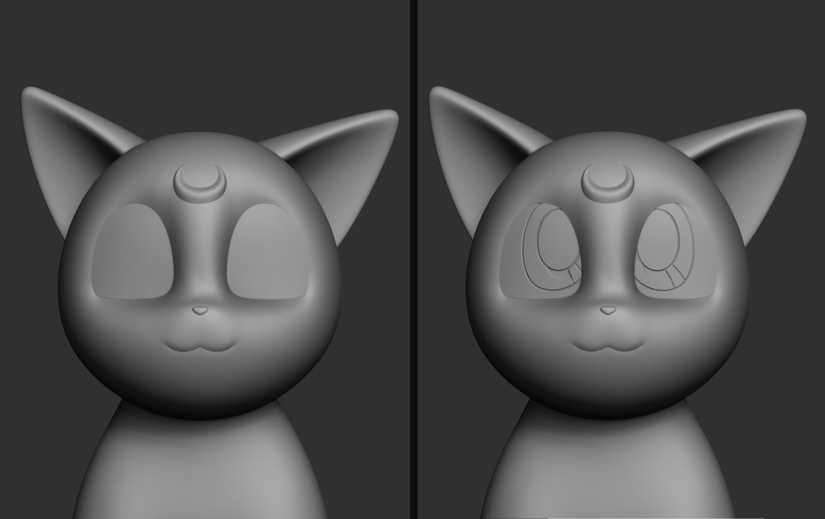 3D file Sailor Moon - Moon 🌙・3D printer design to download・Cults