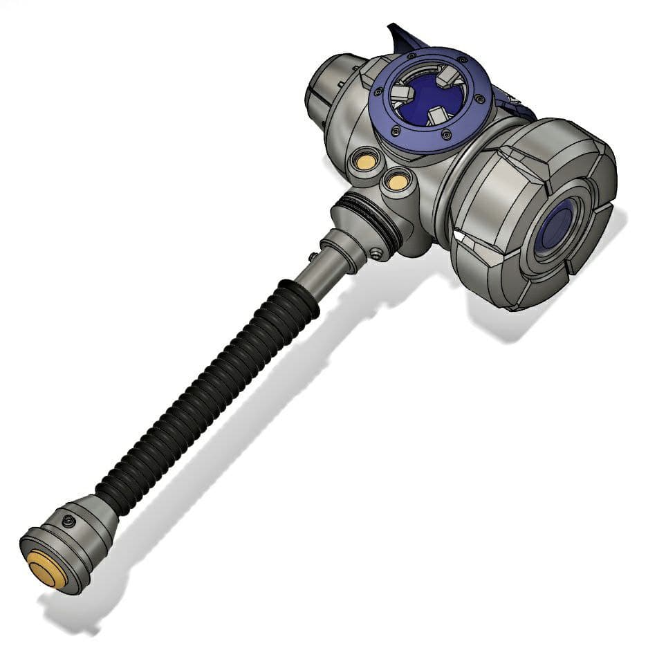 3D file Ratchet & Clank Rivet's Hammer・3D printer design to download・Cults