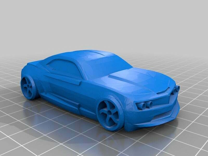 Free STL file Camaro Nervoso・Model to download and 3D print・Cults