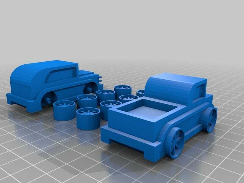 Free STL file KID'S CAR・3D printing template to download・Cults