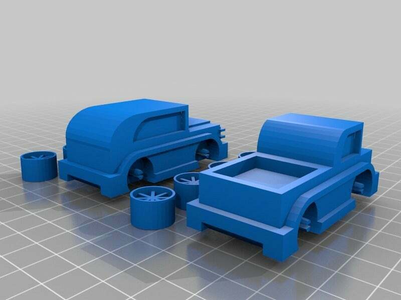 Free STL file KID'S CAR・3D printing template to download・Cults