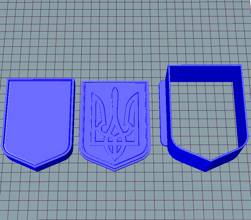 STL file Mold Ukraine Emblem 🇺🇦・3D printing model to download・Cults