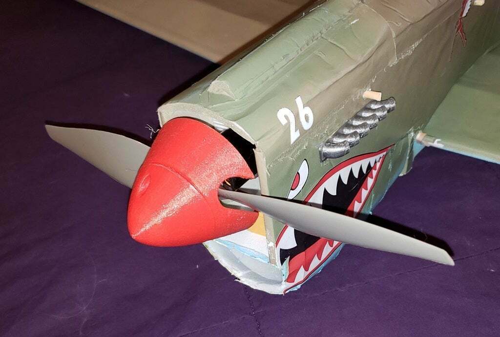 Free STL file RC Airplane Spinner 65mm・3D printer design to download・Cults