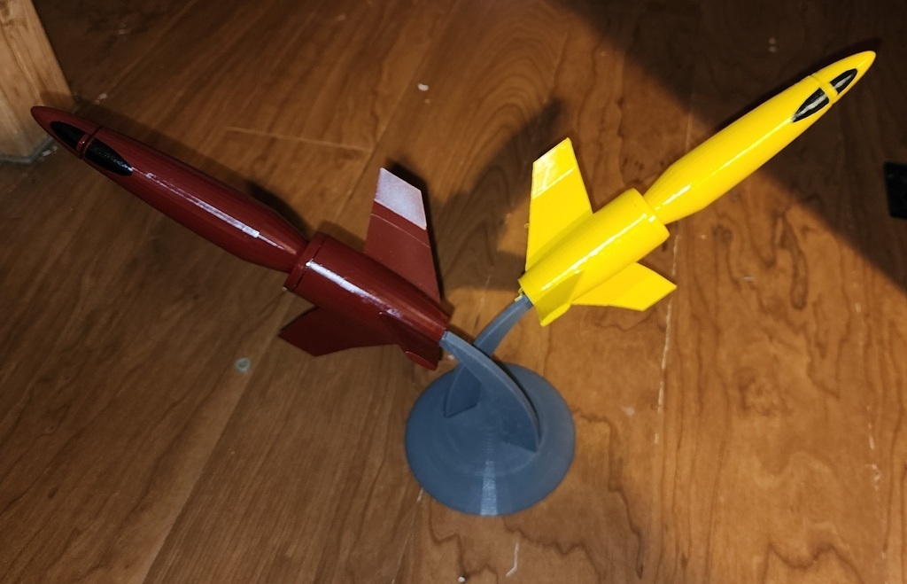 Free 3D file 13mm Model Rocket Display Stand・3D printer model to ...
