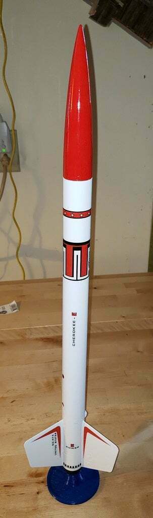 Free STL file Cherokee-E Model Rocket・3D printer design to download・Cults