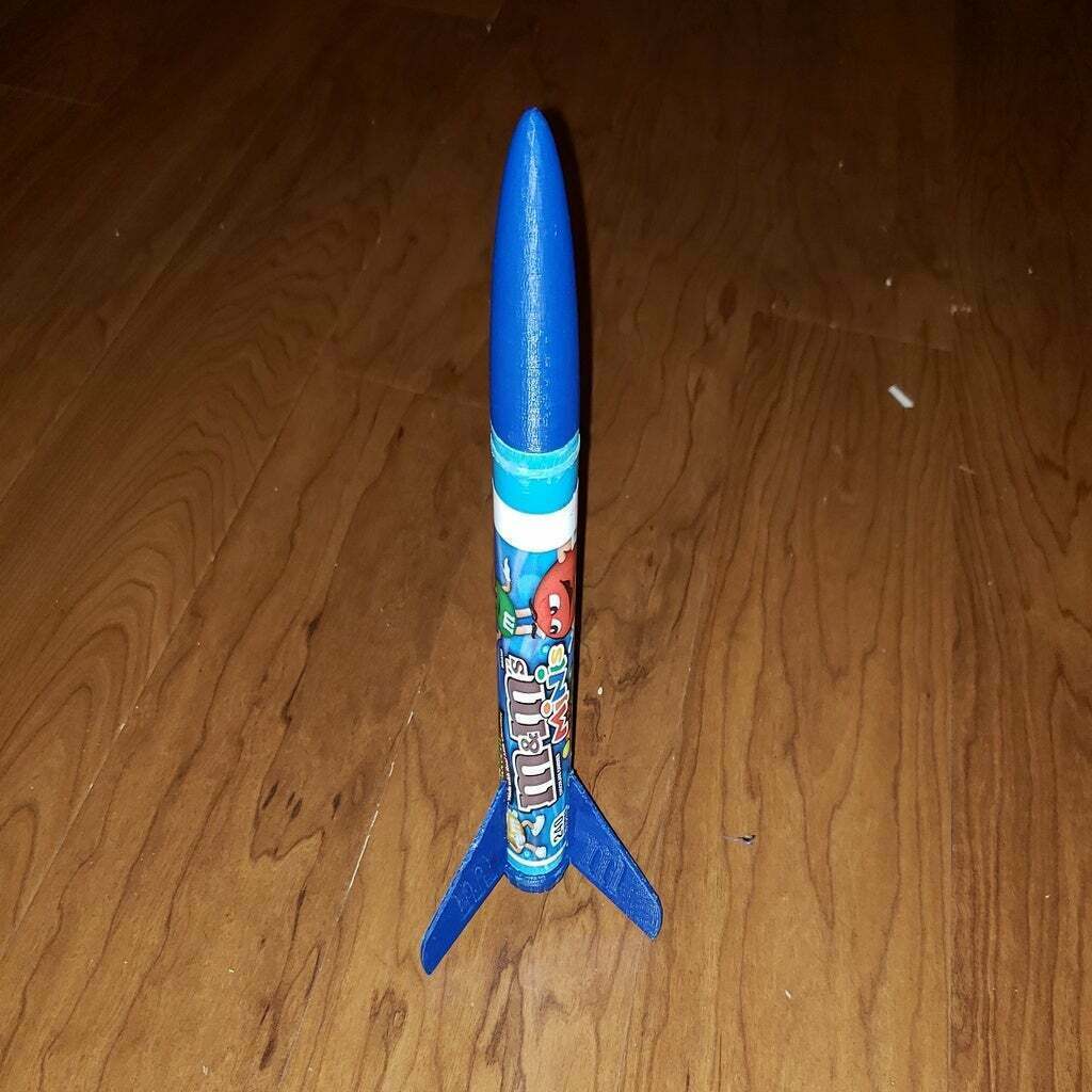 Free STL file Mini M&M Rocket for 18mm Motors・3D printable design to ...