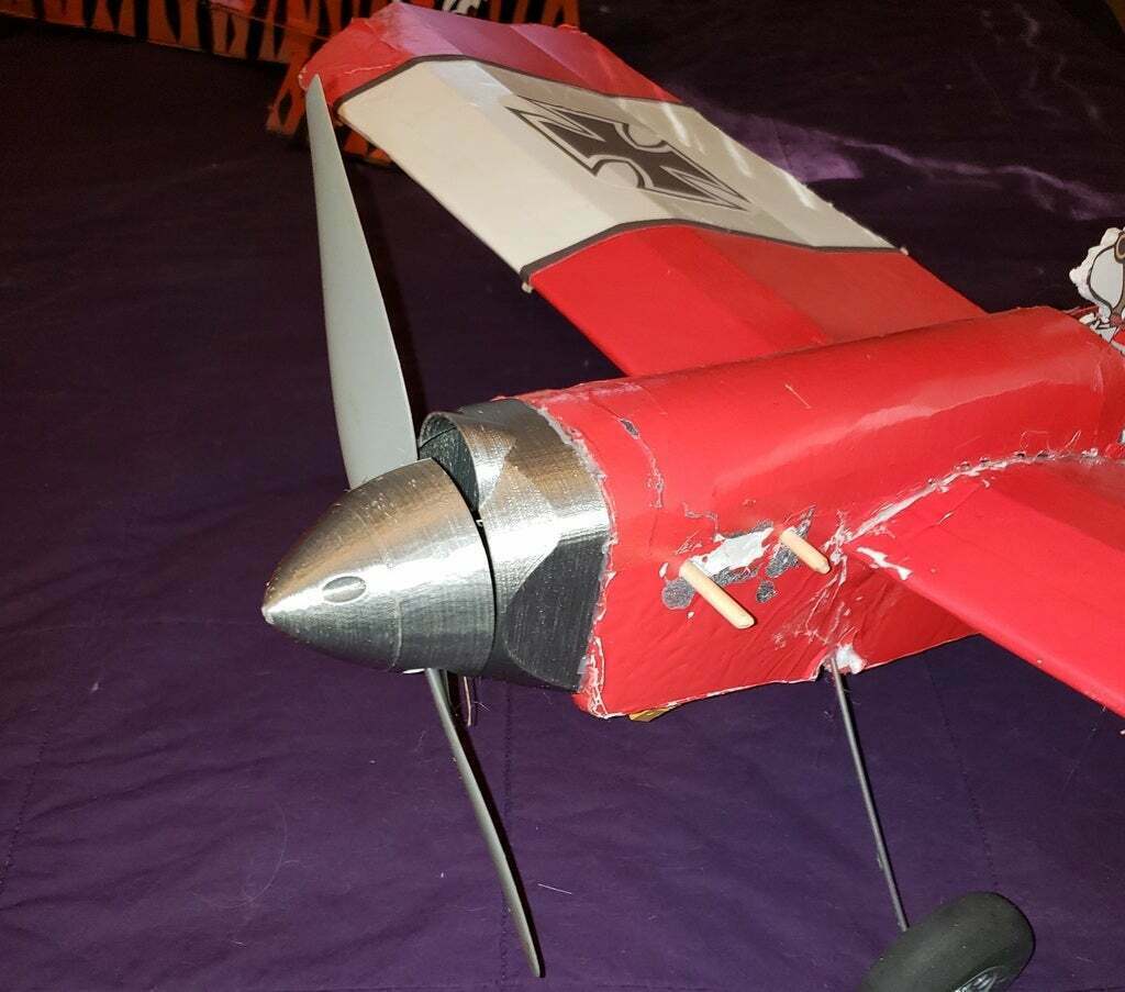Free STL file RC Airplane Spinner 65mm・3D printer design to download・Cults