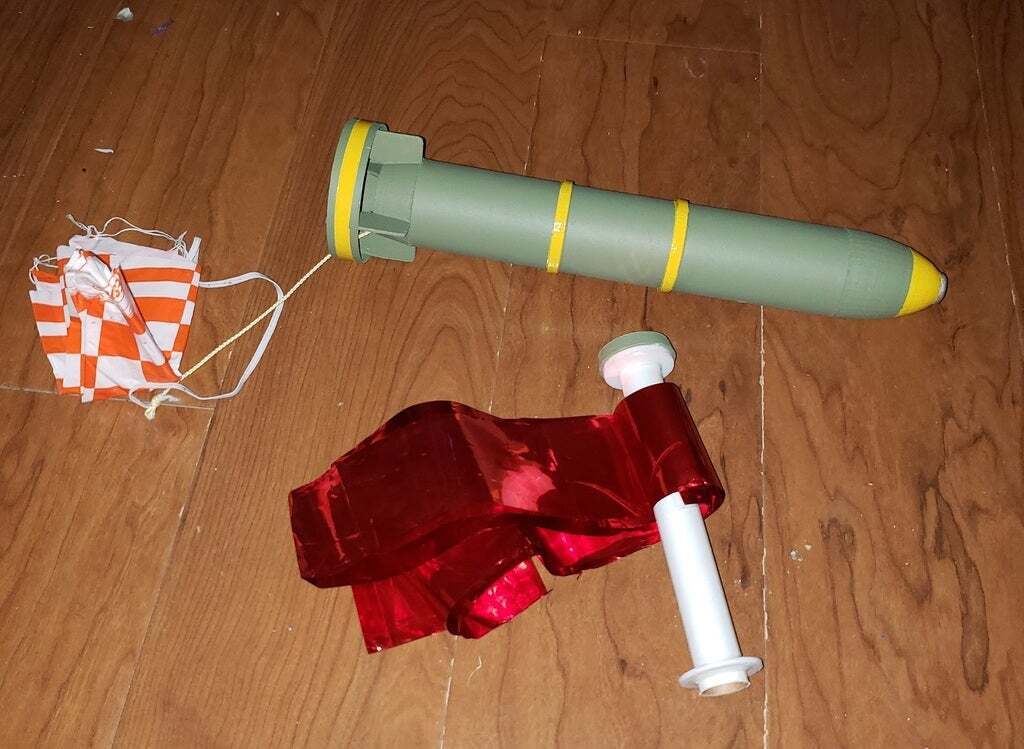 Free STL file Rear Eject Bomb Rocket (18mm motors) ⏏️・3D printable ...
