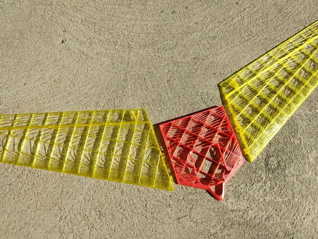 Free 3D file Micro Flying Wing for V911/F949 receiver bricks 🪶・3D print ...