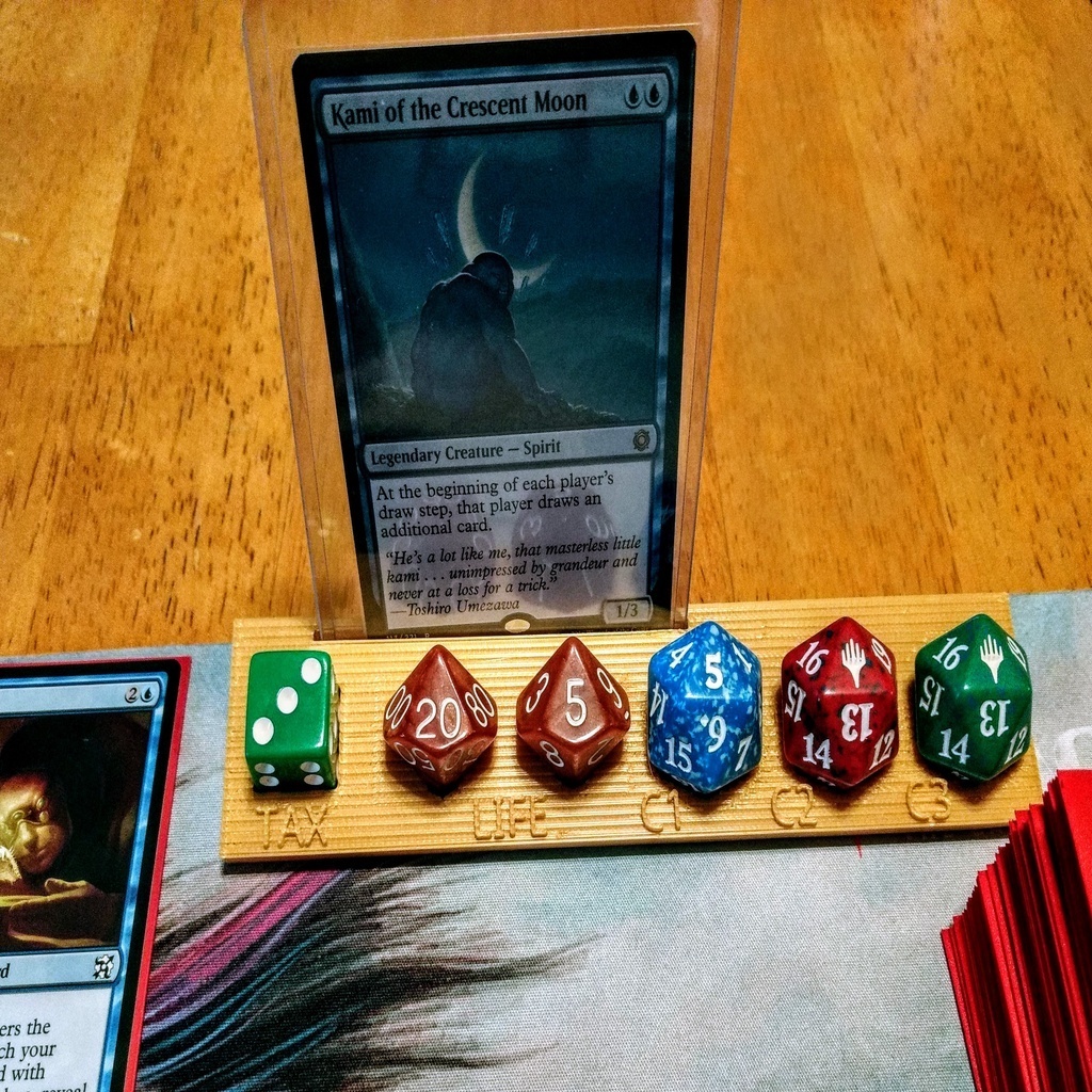 Free 3D file MTG EDH dice holder: Commander, Life, Commander Tax, and ...