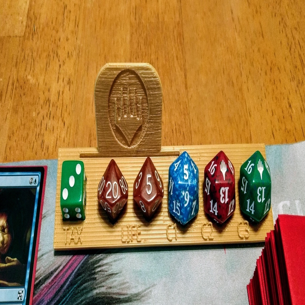 Free 3D file MTG EDH dice holder: Commander, Life, Commander Tax, and ...