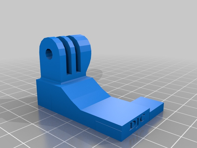 Free 3D file Maker Select/Wanhao Duplicator I3 build plate GoPro mount ...