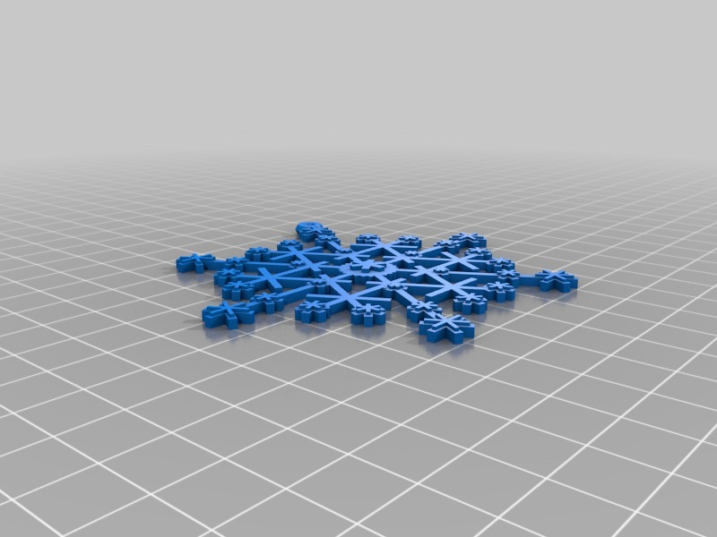 Free 3D file Snowflake ornament・3D printing design to download・Cults