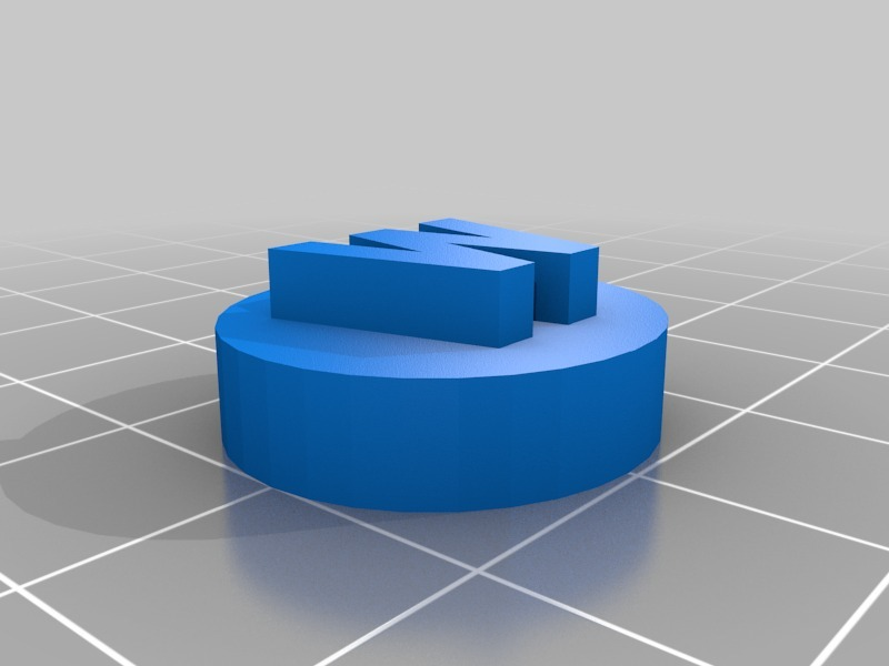 Free 3D file W Coin・Object to download and to 3D print・Cults