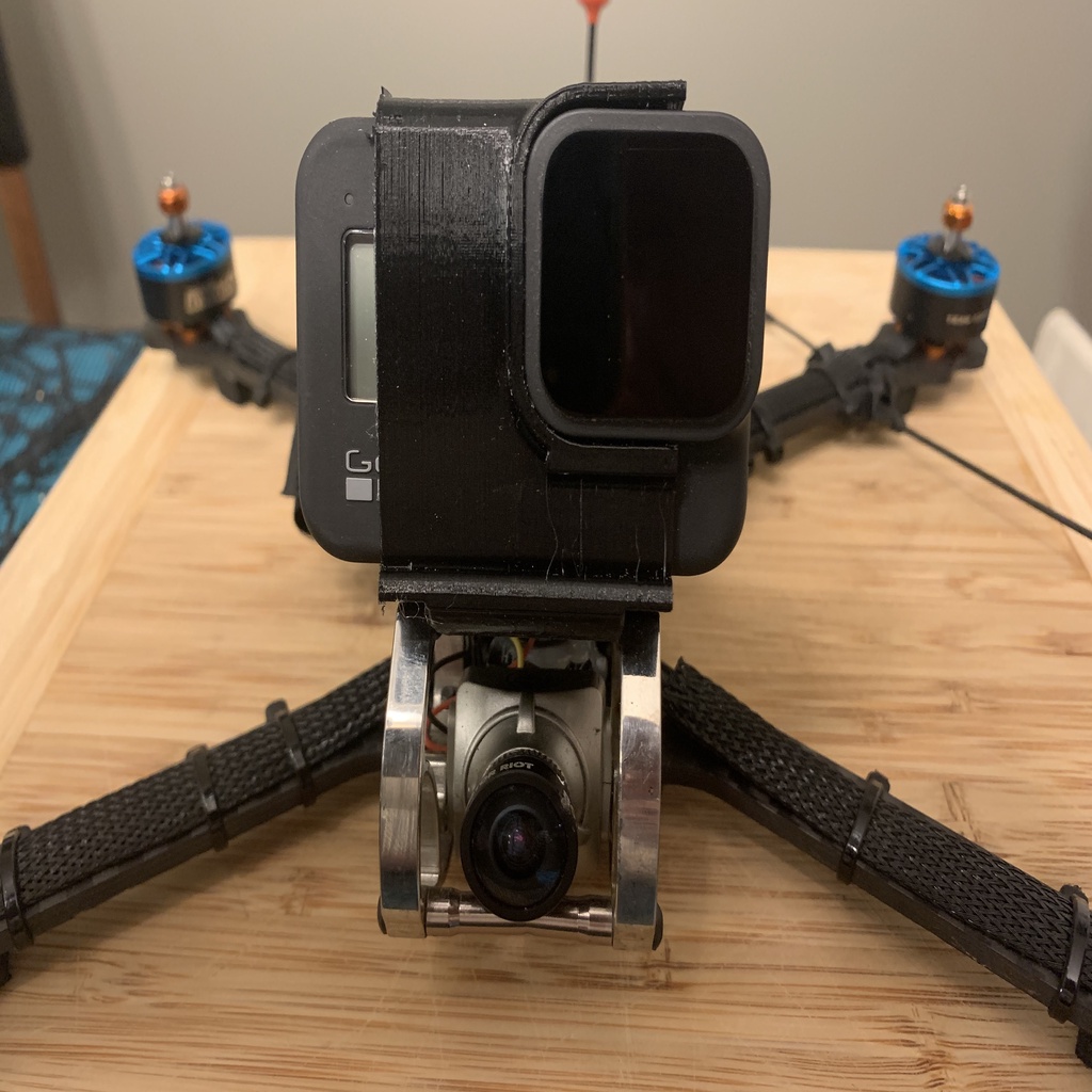 Free 3D file GoPro Hero 8 mount for Armattan Rooster and Chameleon Ti ...