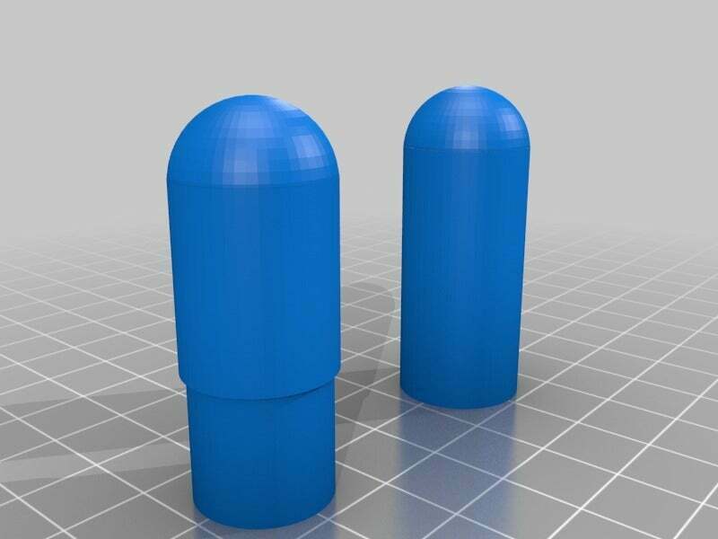 Free STL file Cylindrical container (parametric, rounded ends, two ...