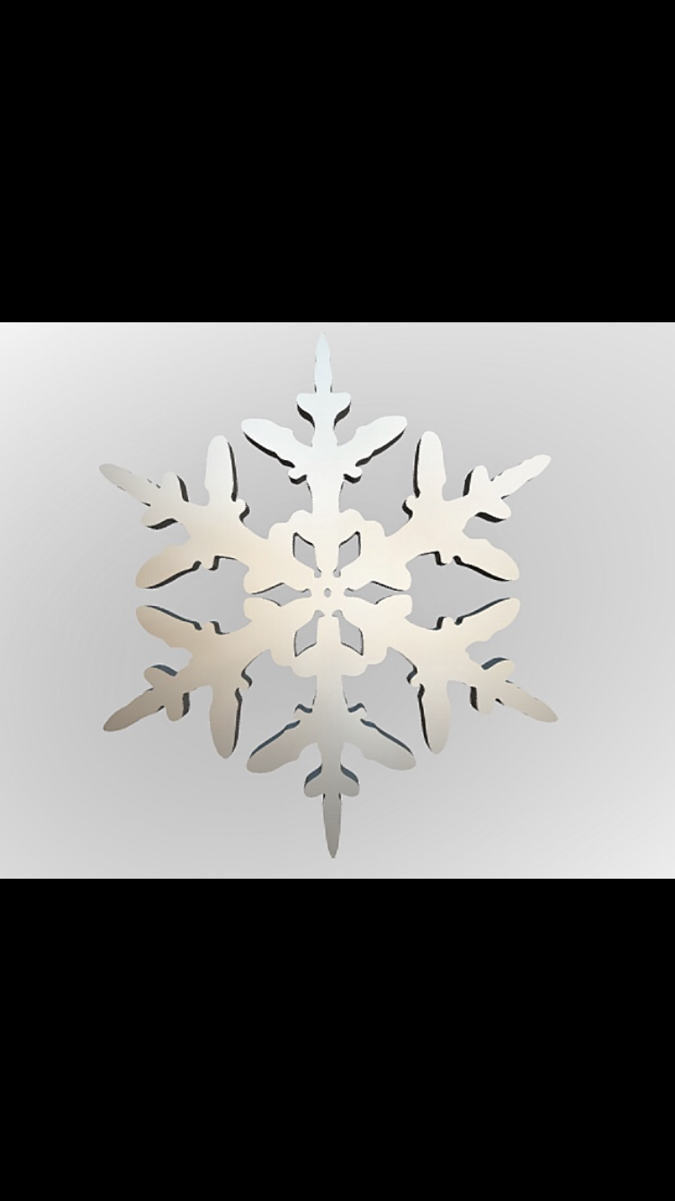STL file Snowflake・3D printing design to download・Cults