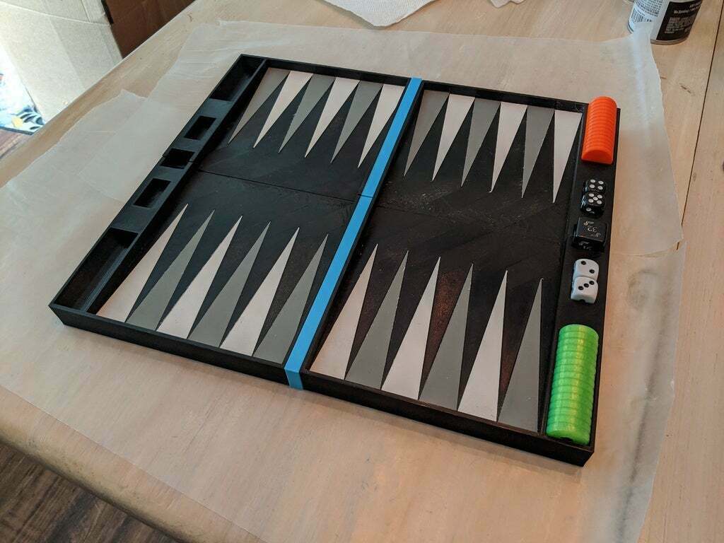 Free STL file Backgammon Board・3D printer design to download・Cults