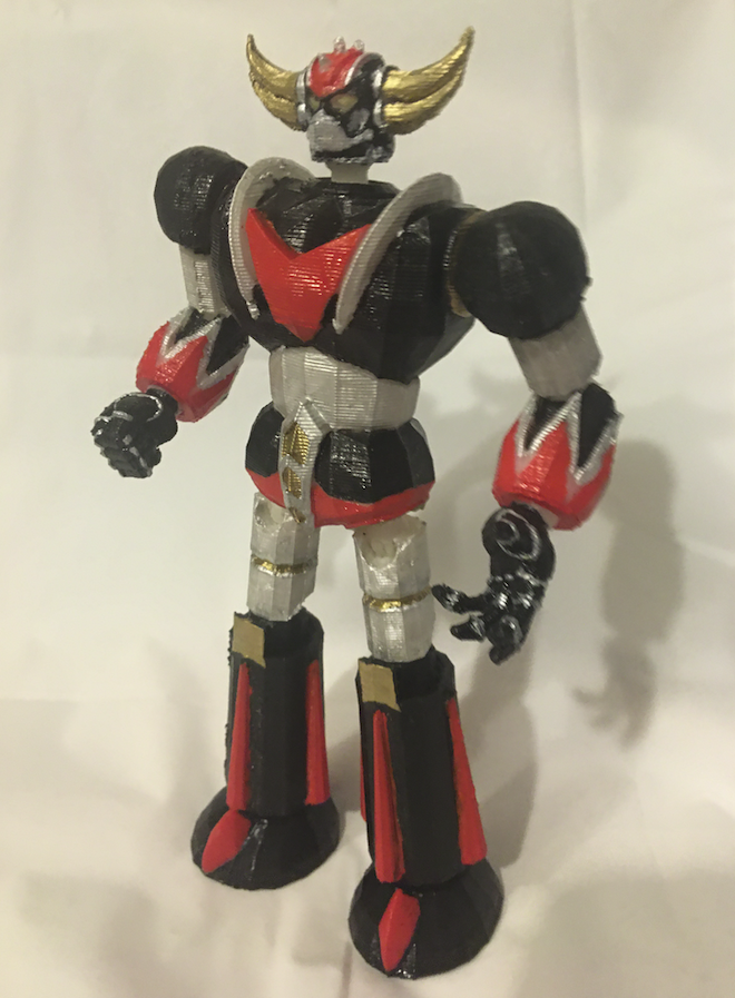 3D file Goldrake 21cm jointed・3D printing idea to download・Cults