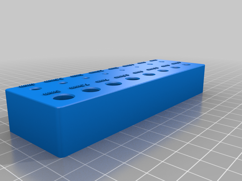 Free STL file Drill Bit Holder・3D print model to download・Cults