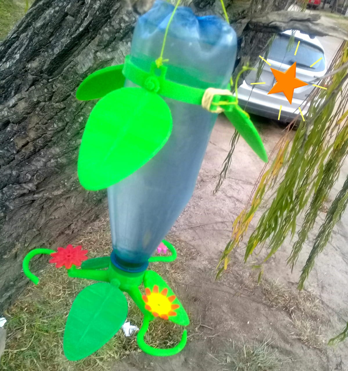 Free STL file Natural hummingbird feeder #ANYCUBICGARDEN・3D printable ...