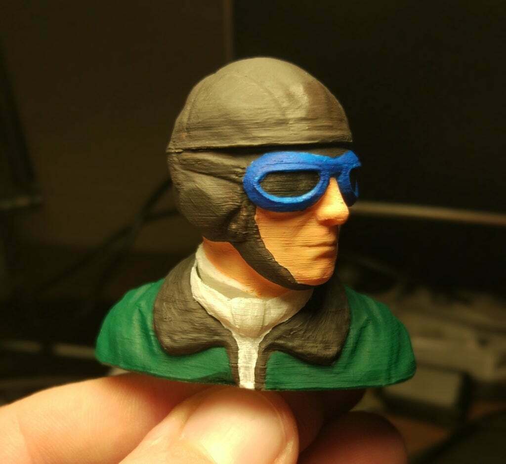 Free STL file Pilot with guided head 🧑‍ ️・3D printer design to download ...