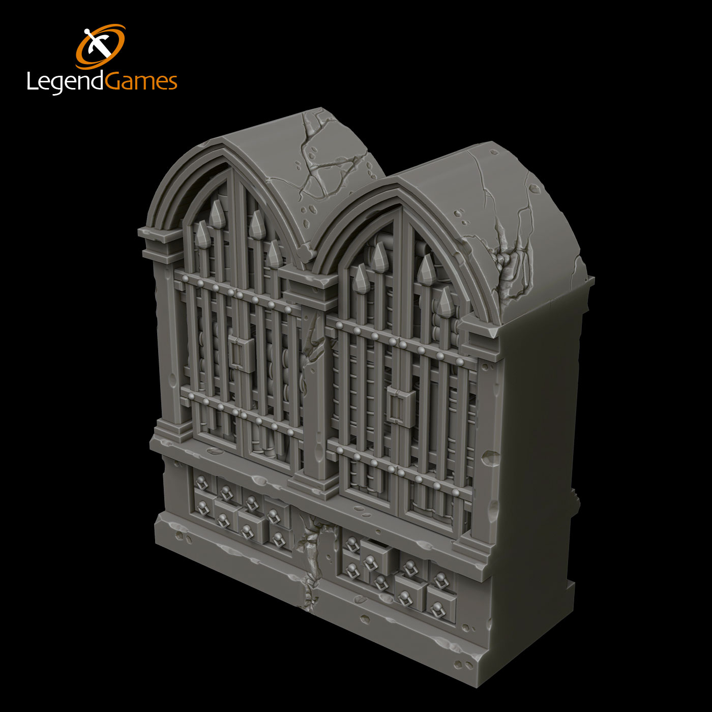 STL file Wizards Library Bookcase - Necromancer set - LegendGames 🎲 ...