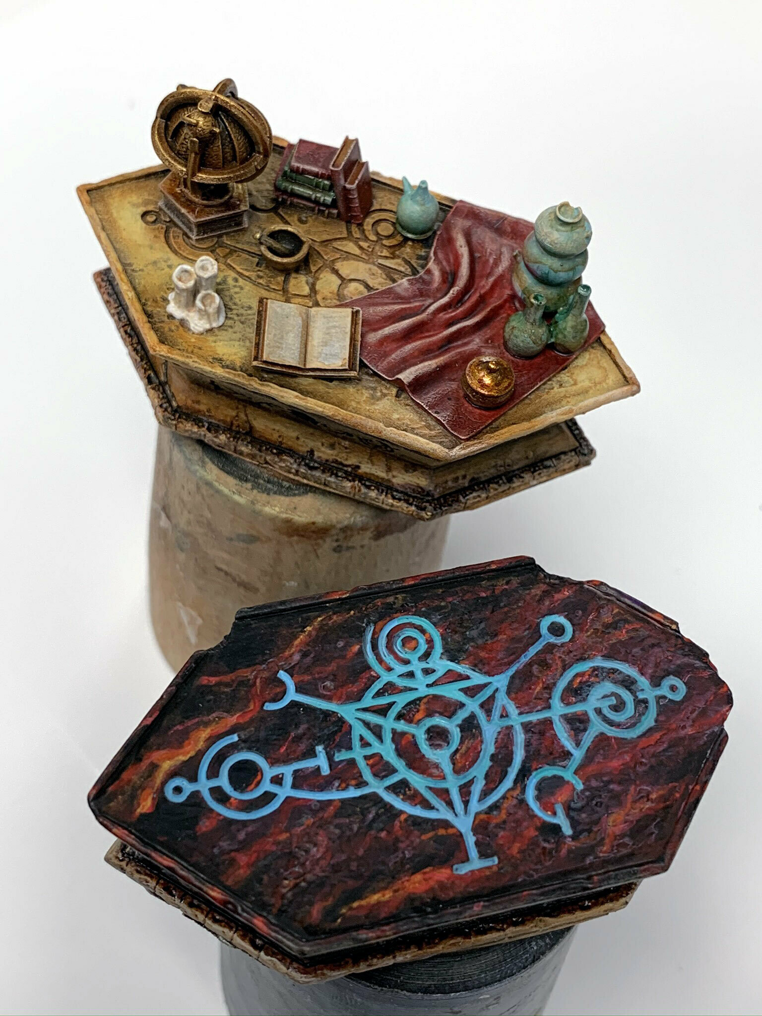 3D file Necromancer Arcane Table set x3 dungeon terrain 🧙・3D printer ...