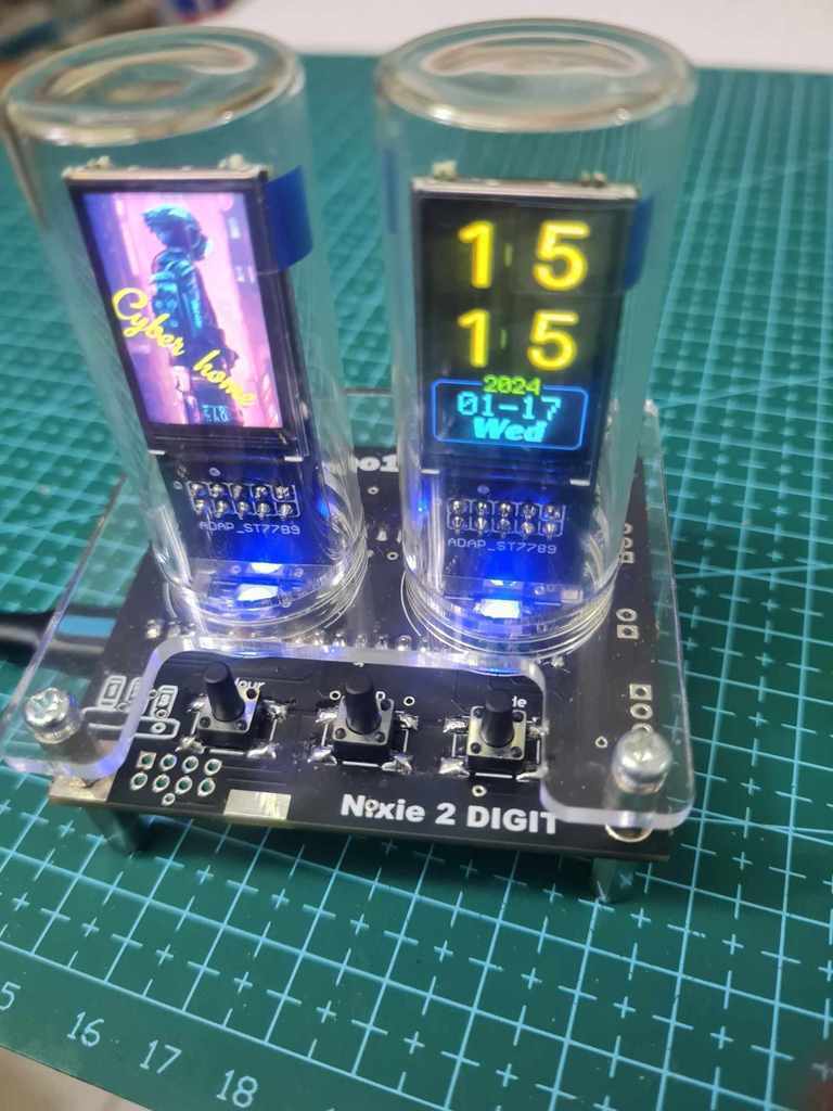 Free 3D file 2 DIGIT Nixie Lcd Clock 🕰️・3D printer model to download・Cults
