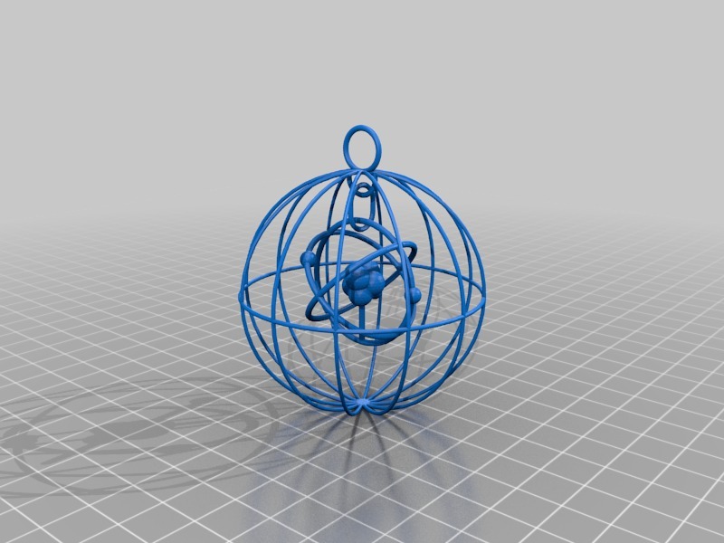 Free 3D file Christmas Atom Bauble・3D printable model to download・Cults