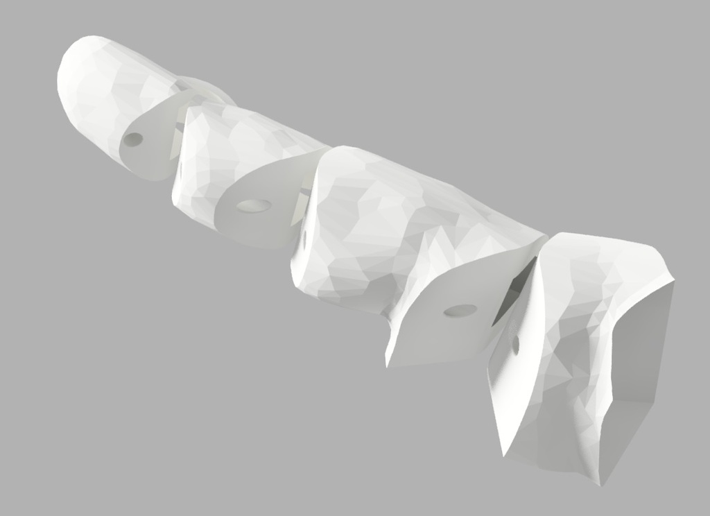 Free 3D file SLS printed finger with elastic hinges.・3D printing ...