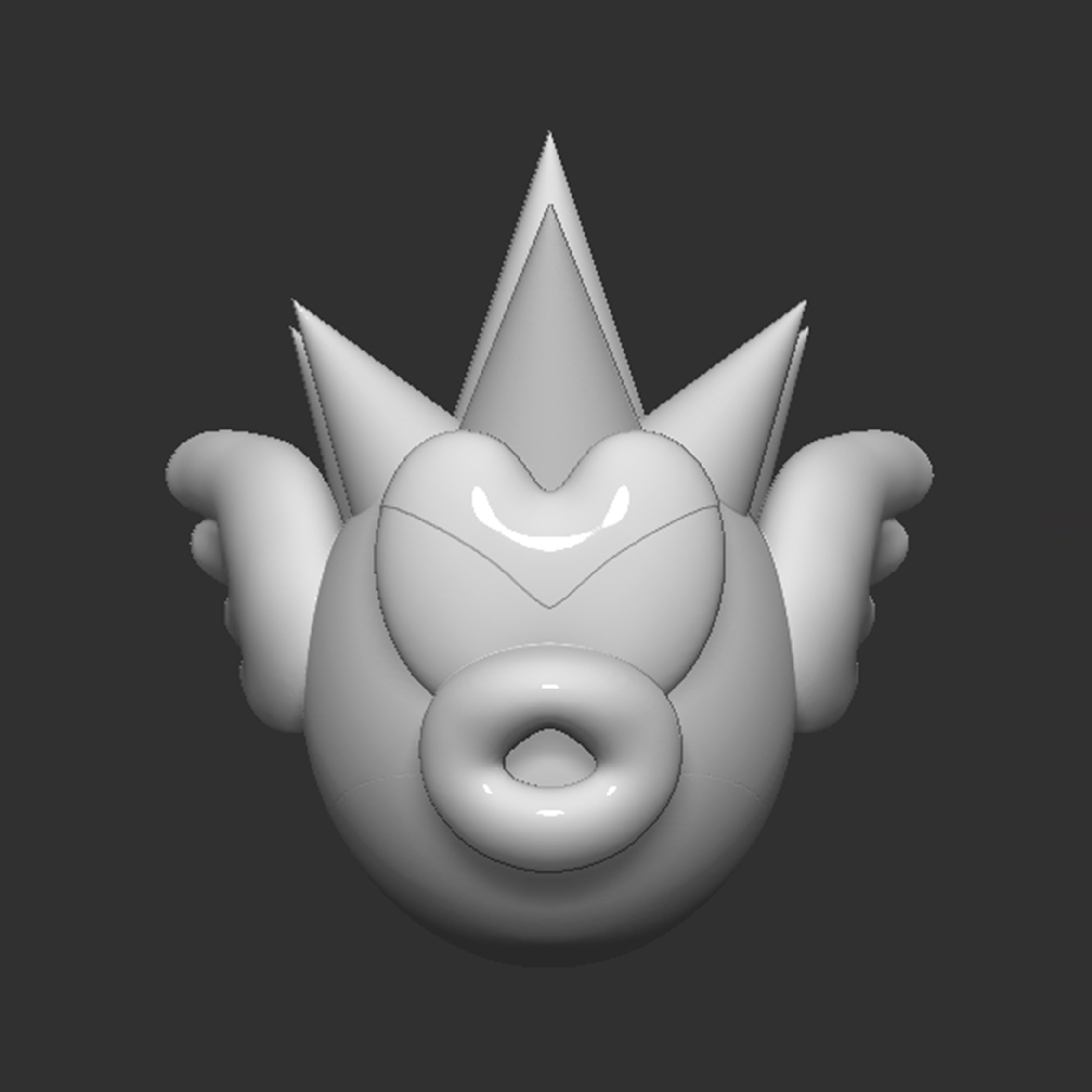 STL file Mario Spiny Cheep Cheep Fish・3D print object to download・Cults