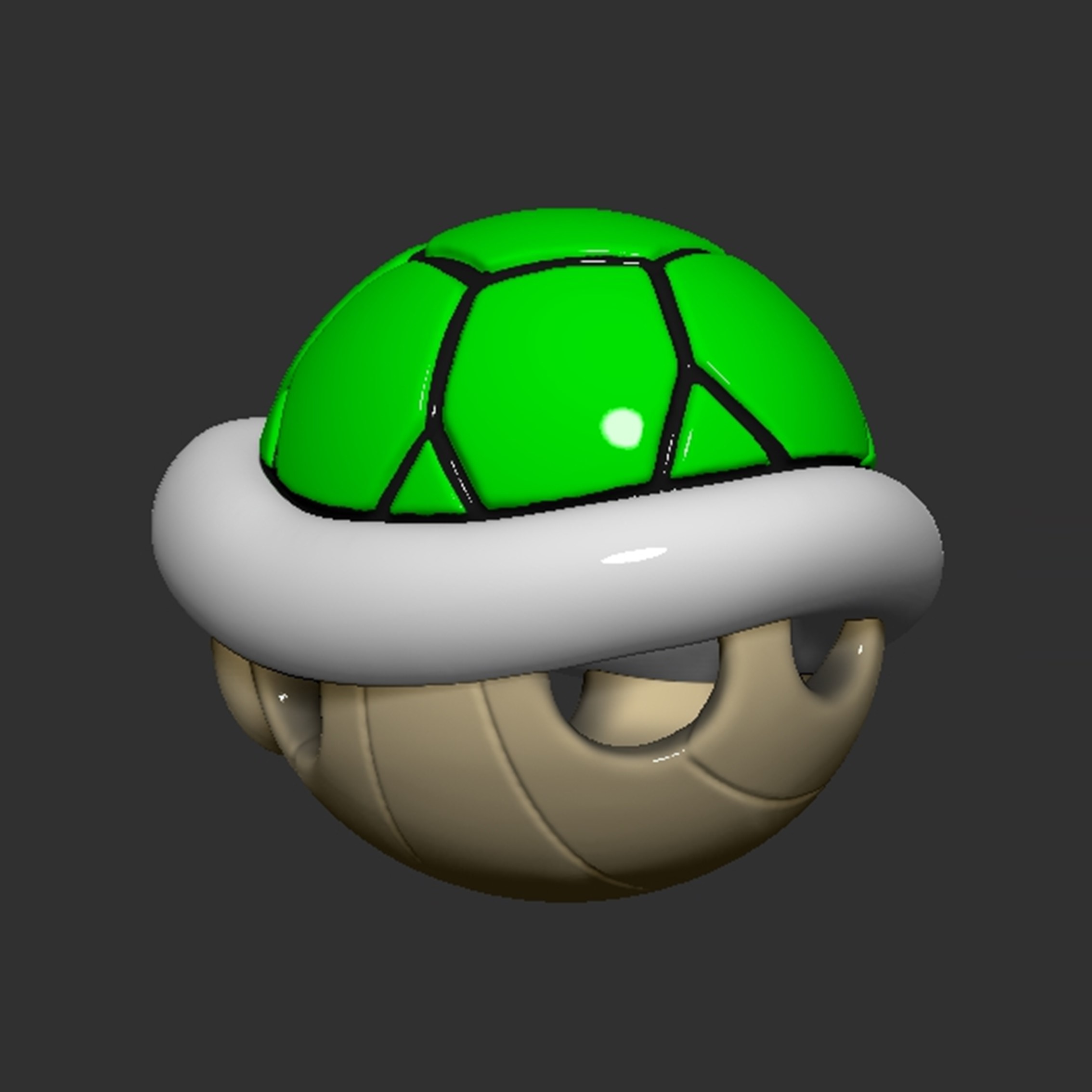 Fichier STL Mario Turtle Shell Koopa Troopa 🐢・Modèle pour imprimante 3D ...