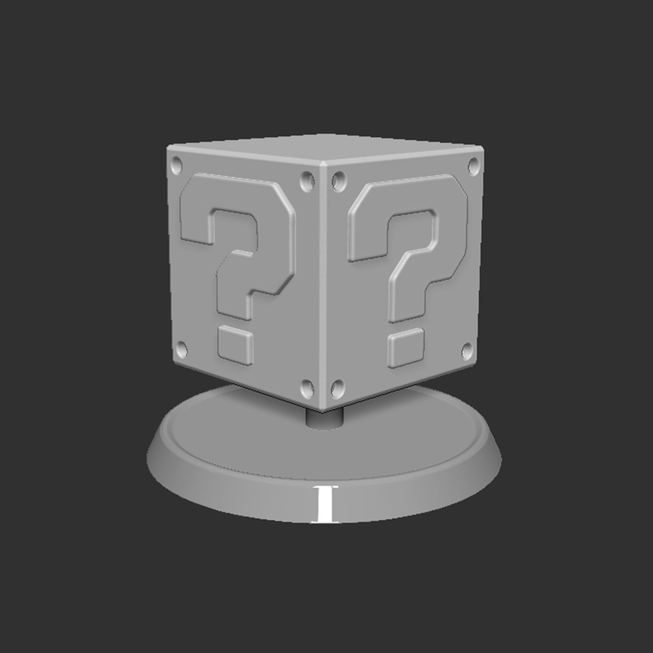 STL file Mario Question Block Based・Template to download and 3D print・Cults