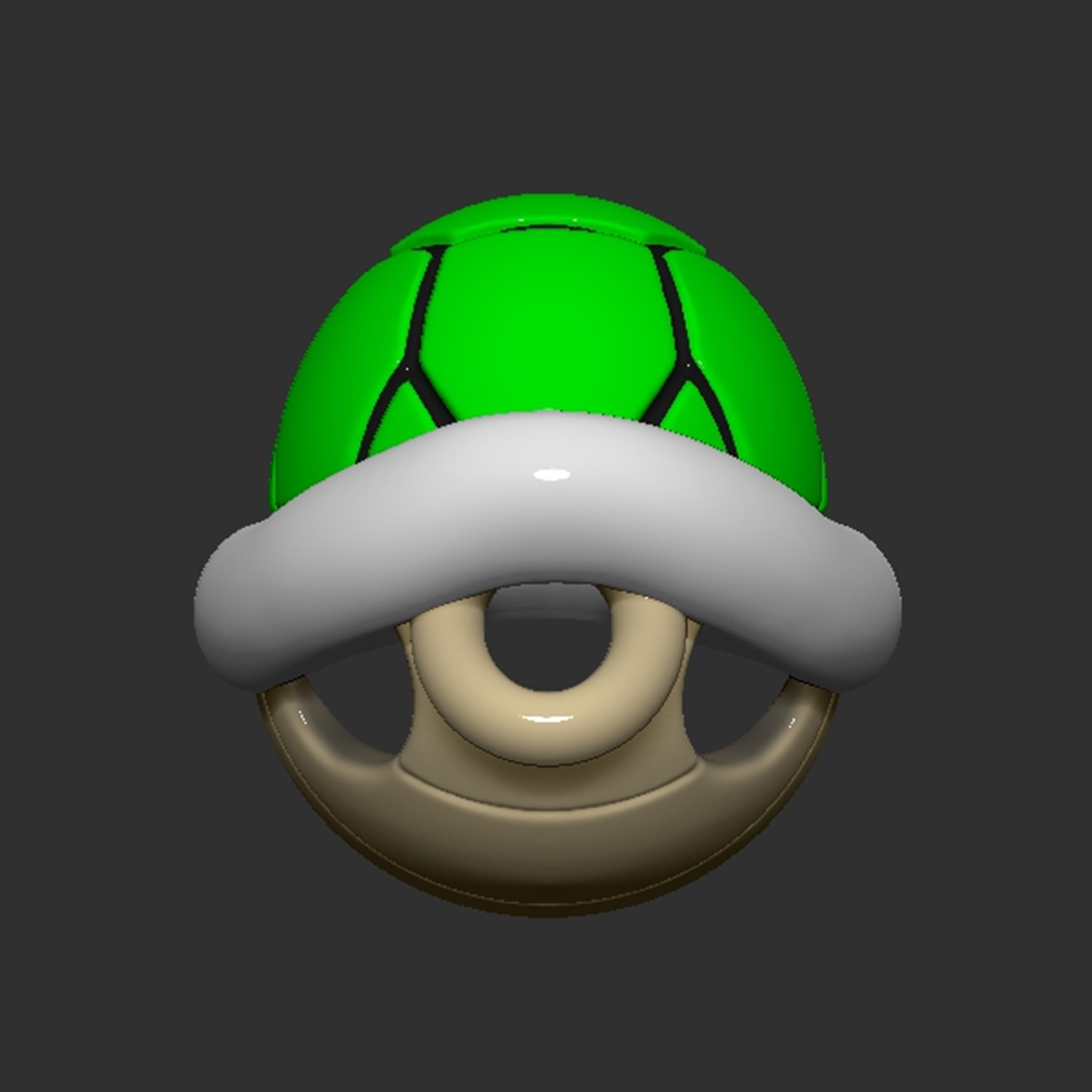 Fichier STL Mario Turtle Shell Koopa Troopa 🐢・Modèle pour imprimante 3D ...