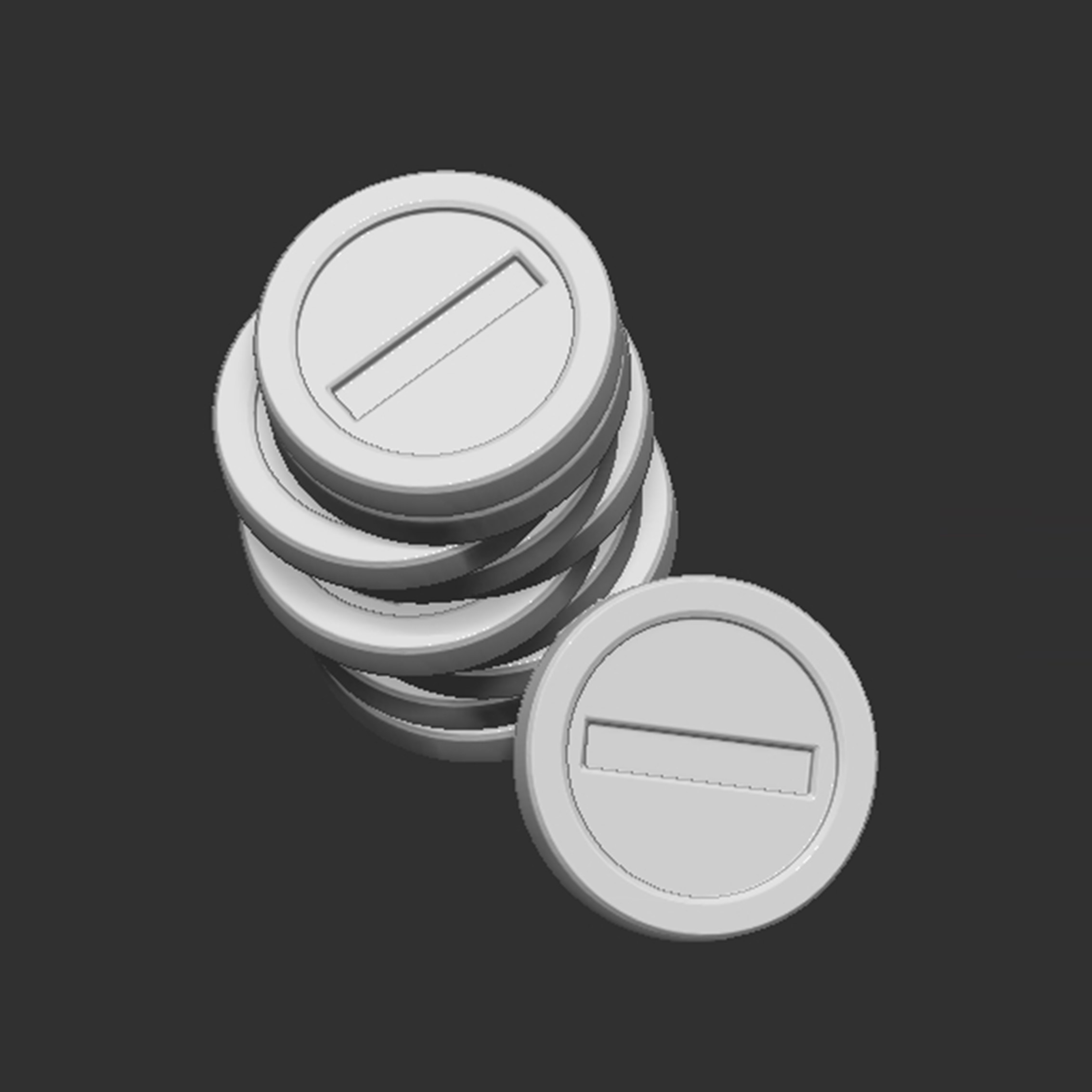 Fichier STL Mario Messy Coins・Objet pour imprimante 3D à télécharger・Cults