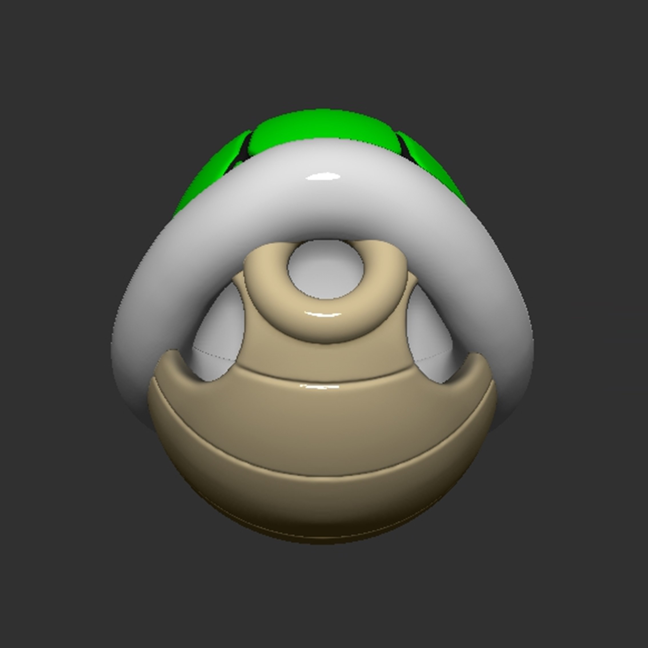 Fichier STL Mario Turtle Shell Koopa Troopa 🐢・Modèle pour imprimante 3D ...