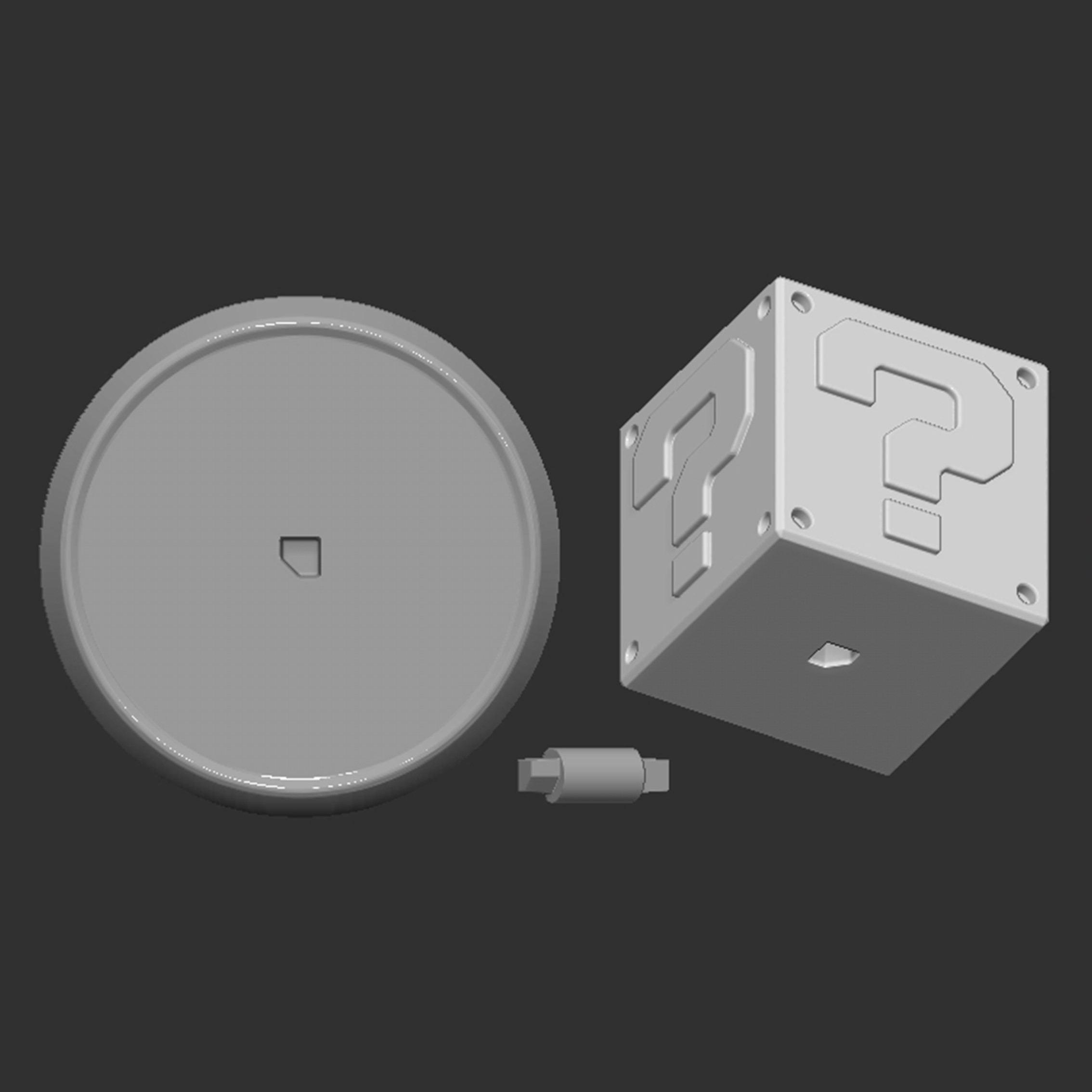 STL file Mario Question Block Based・Template to download and 3D print・Cults