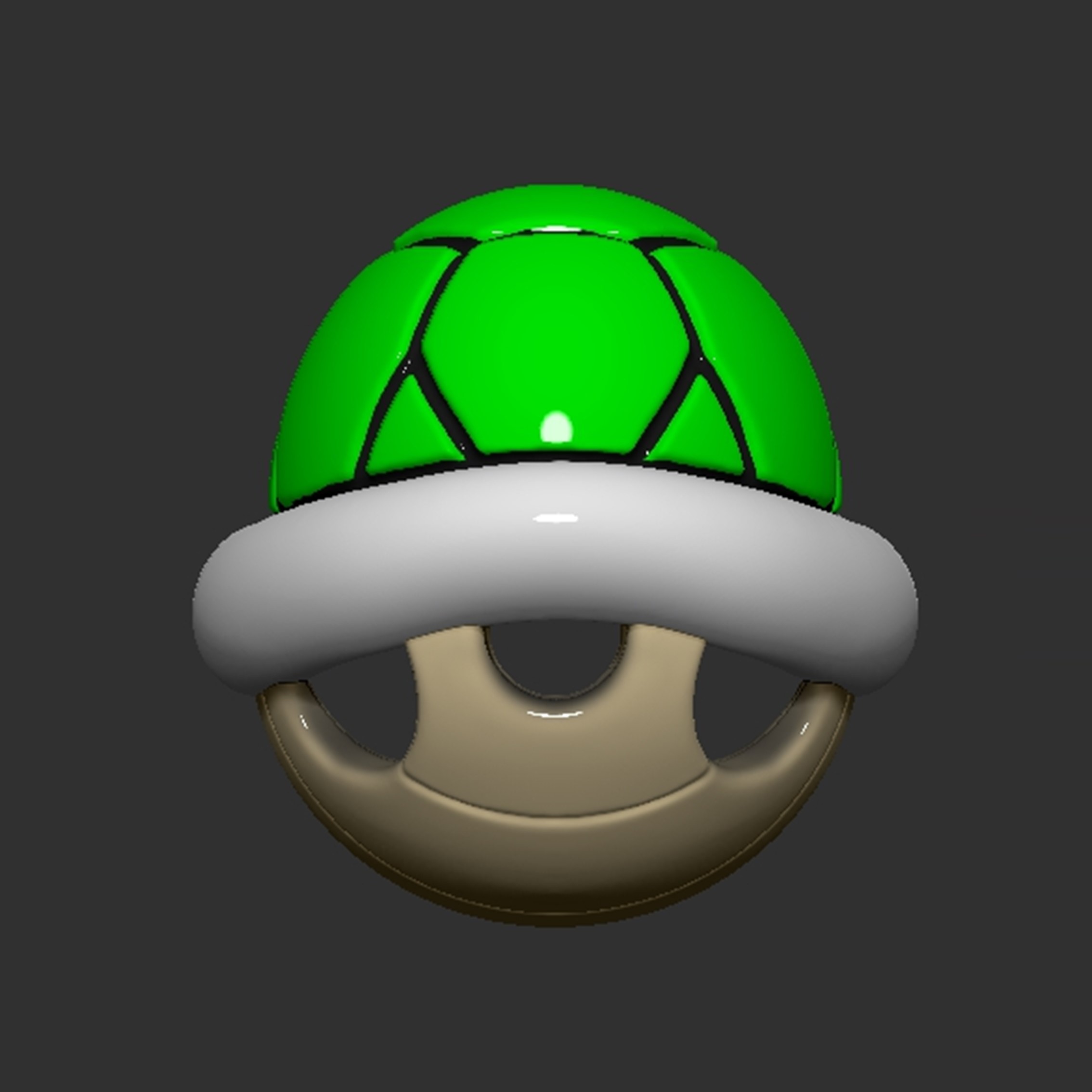 Fichier STL Mario Turtle Shell Koopa Troopa 🐢・Modèle pour imprimante 3D ...