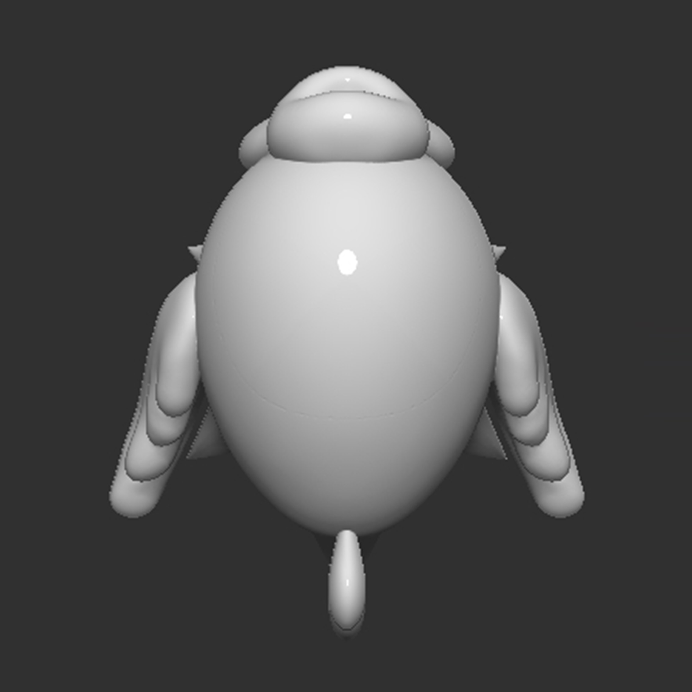 STL file Mario Spiny Cheep Cheep Fish・3D print object to download・Cults