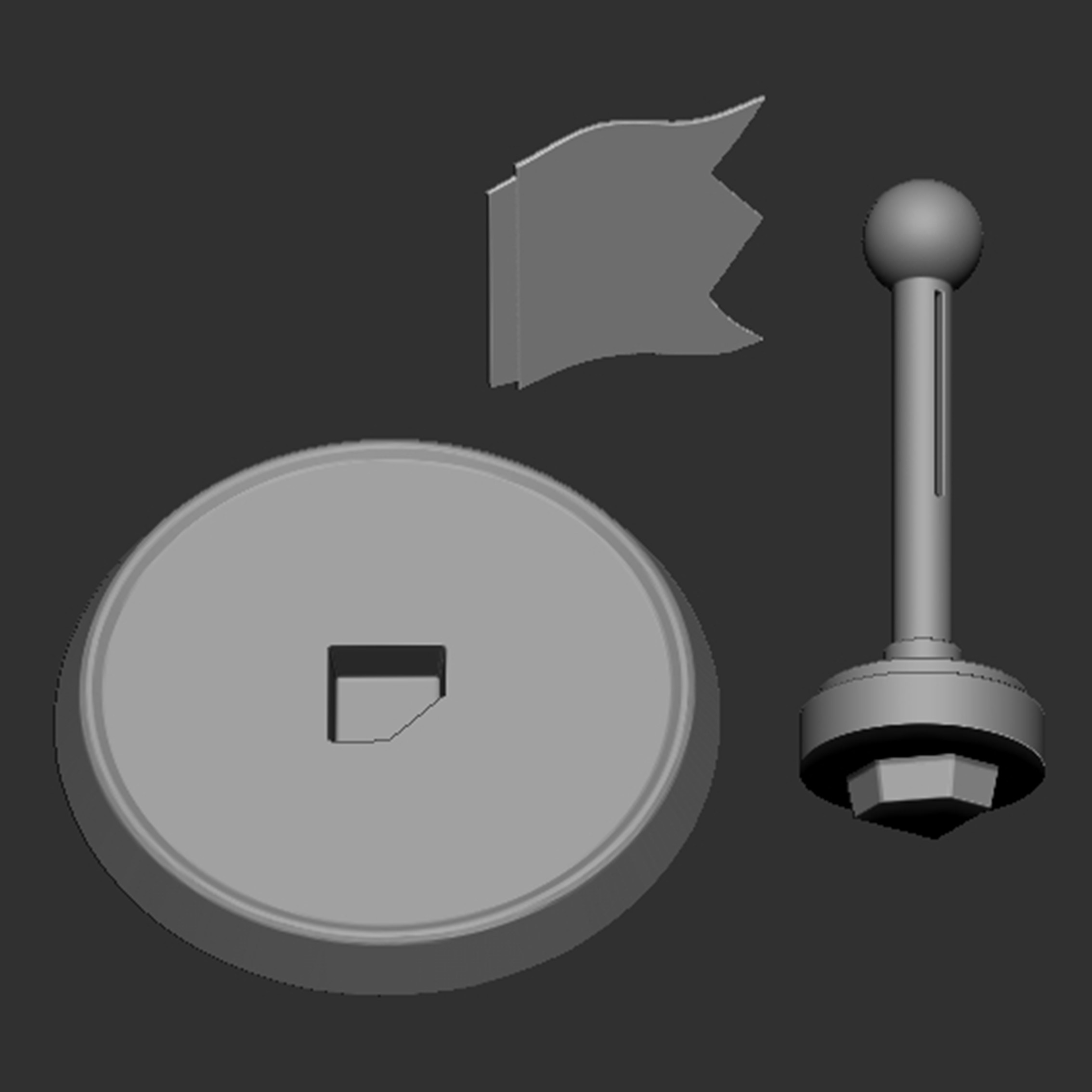 STL file Checkpoint Flag Mario Based・3D printing idea to download・Cults