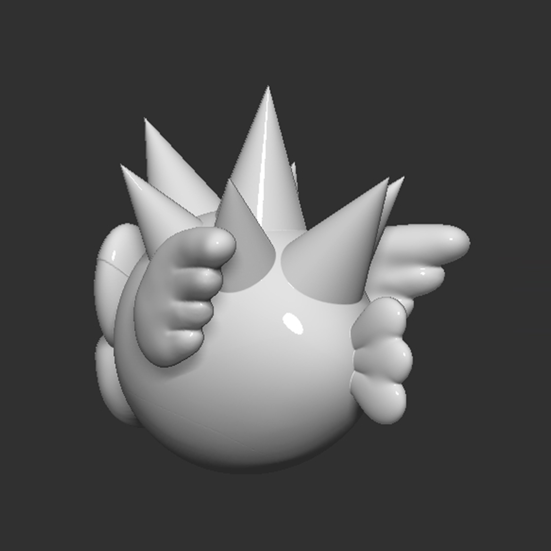 STL file Mario Spiny Cheep Cheep Fish・3D print object to download・Cults