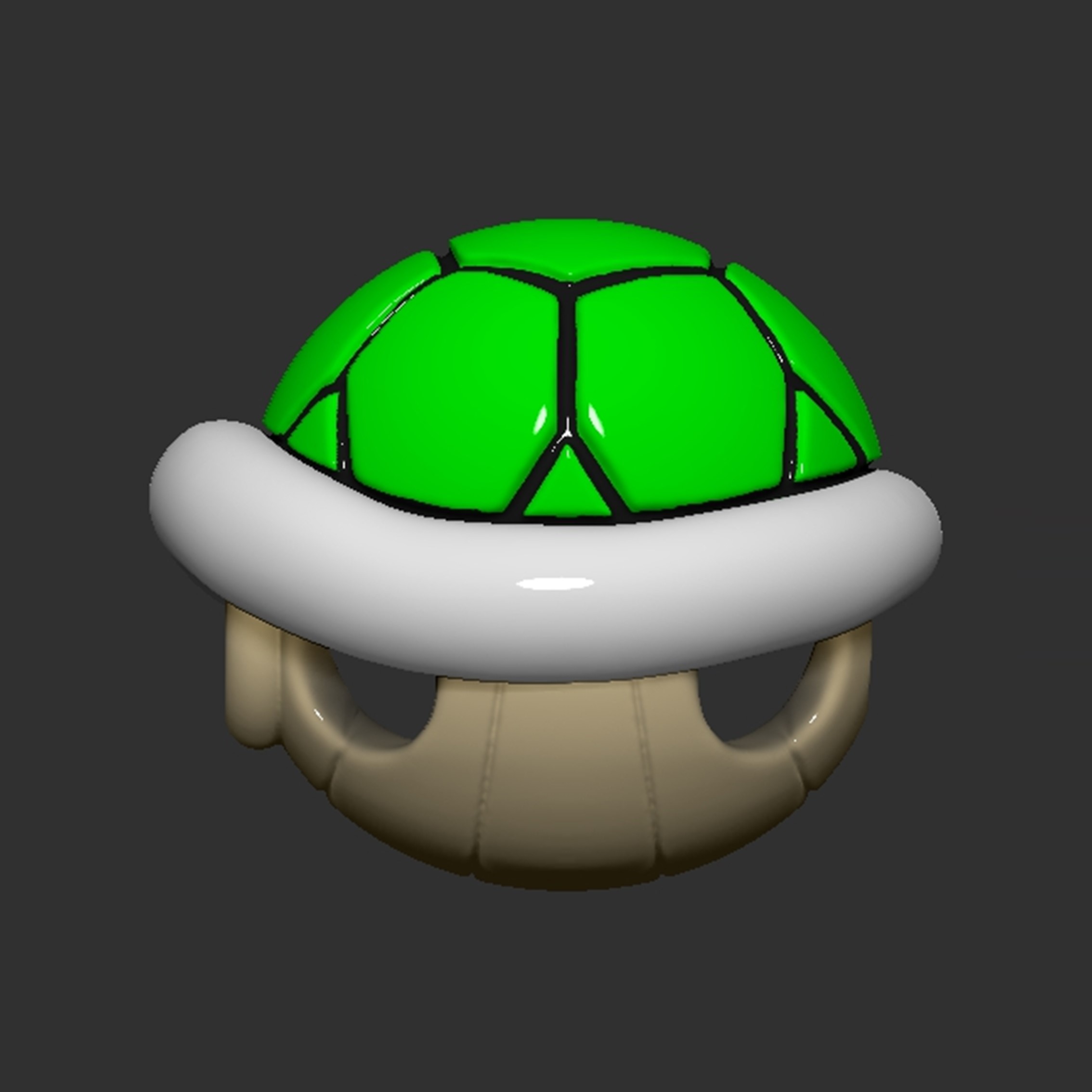 Fichier STL Mario Turtle Shell Koopa Troopa 🐢・Modèle pour imprimante 3D ...