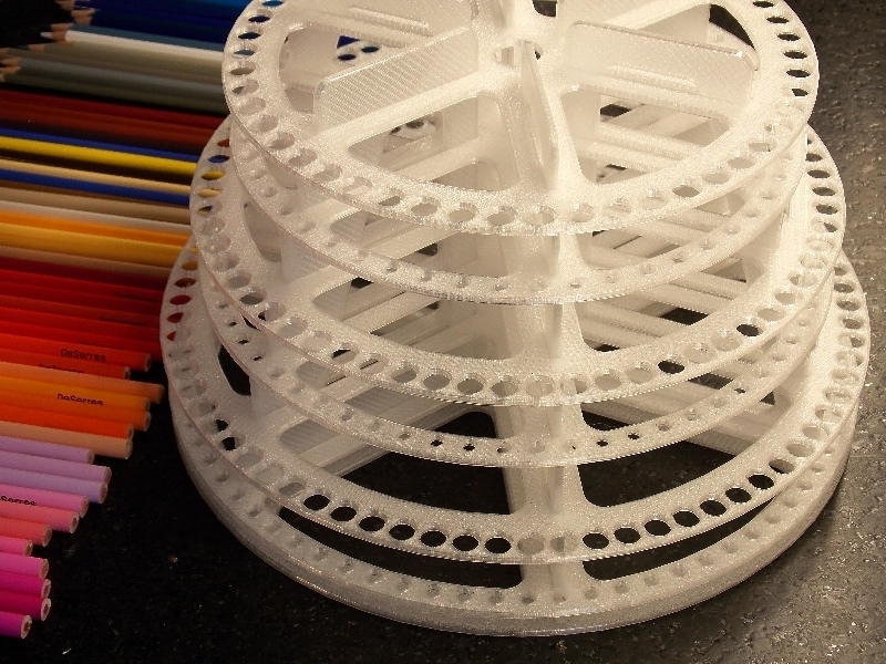 Free 3D file Pencil_holder ( for 189 pencils) 🍎・3D printing template to ...