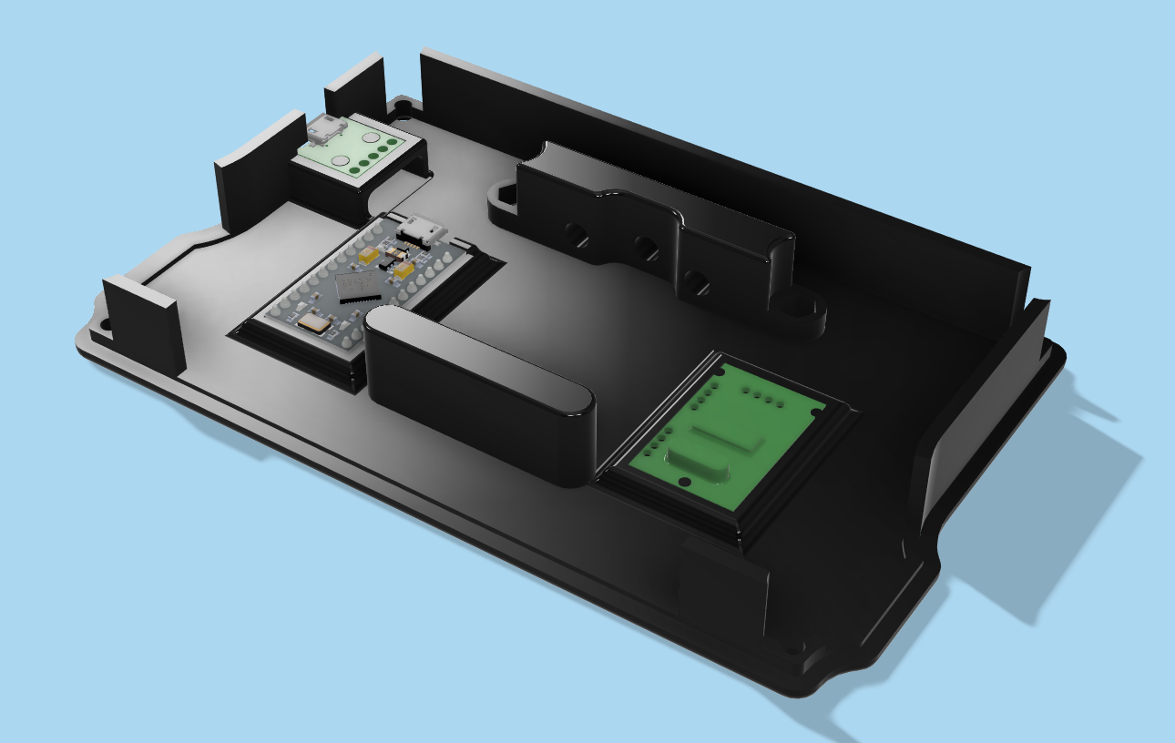 3D file Simracing Dashboard VoCore 5'' (Optional PCB)・3D print design ...