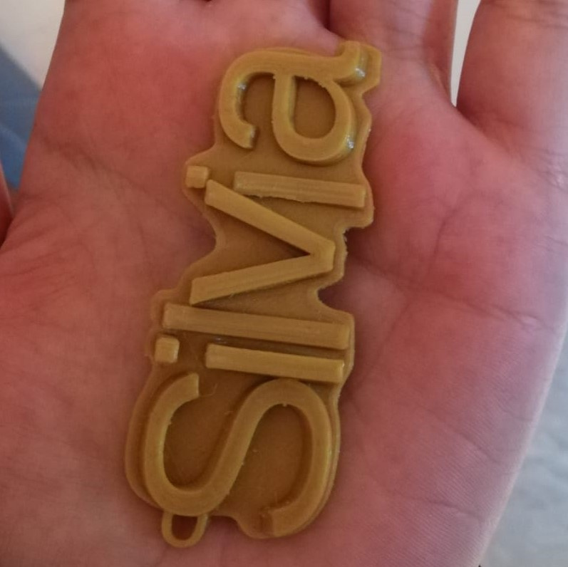 STL file Custom Name Keychain・3D print design to download・Cults
