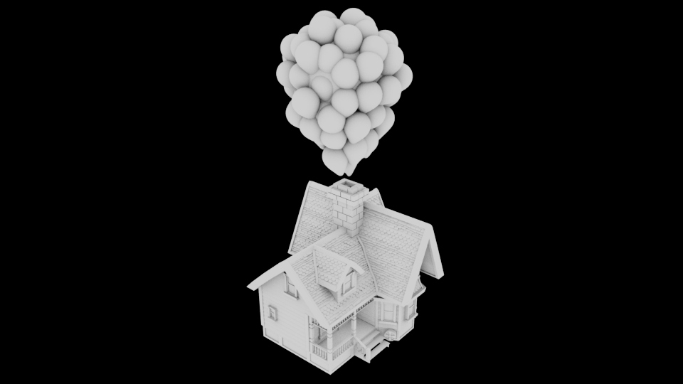 OBJ file Up House ⬆️・3D printable model to download・Cults