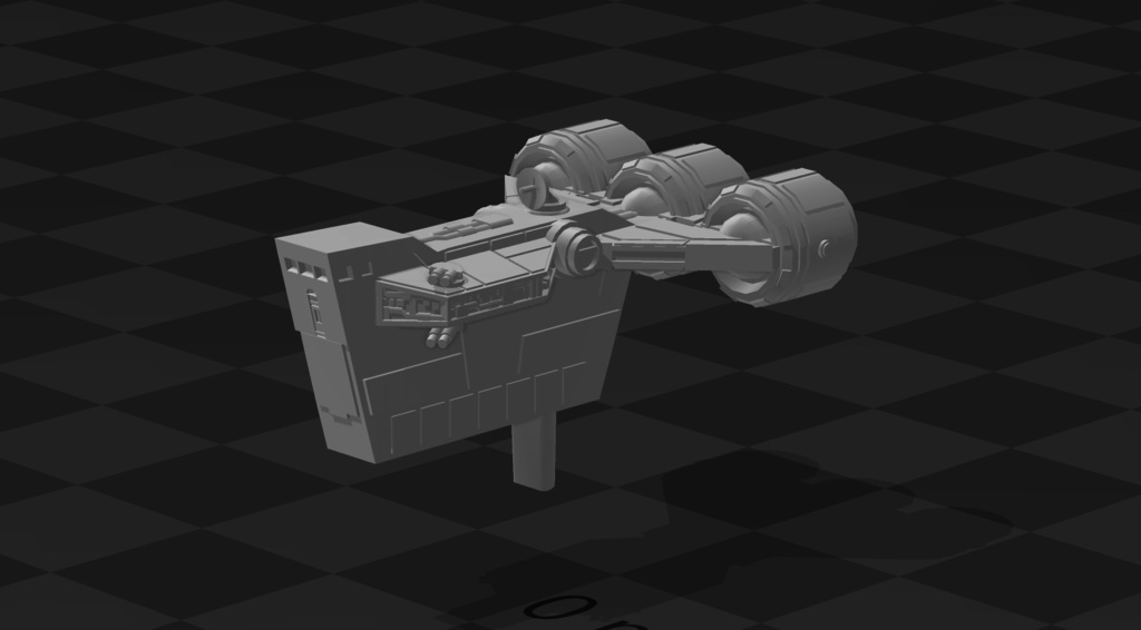 Free OBJ file CR20 Star Wars Armada・3D printer design to download・Cults
